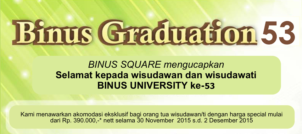 BINUS Square Promo - BINUS Online