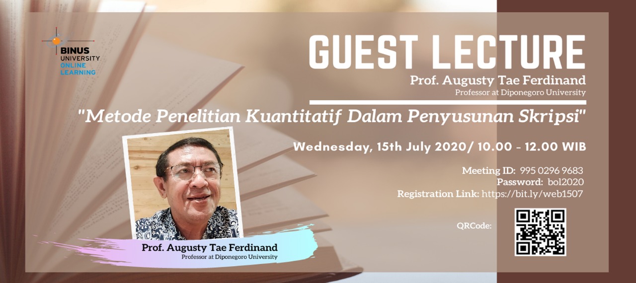 Guest Lecture BINUS ONLINE LEARNING - BINUS Online